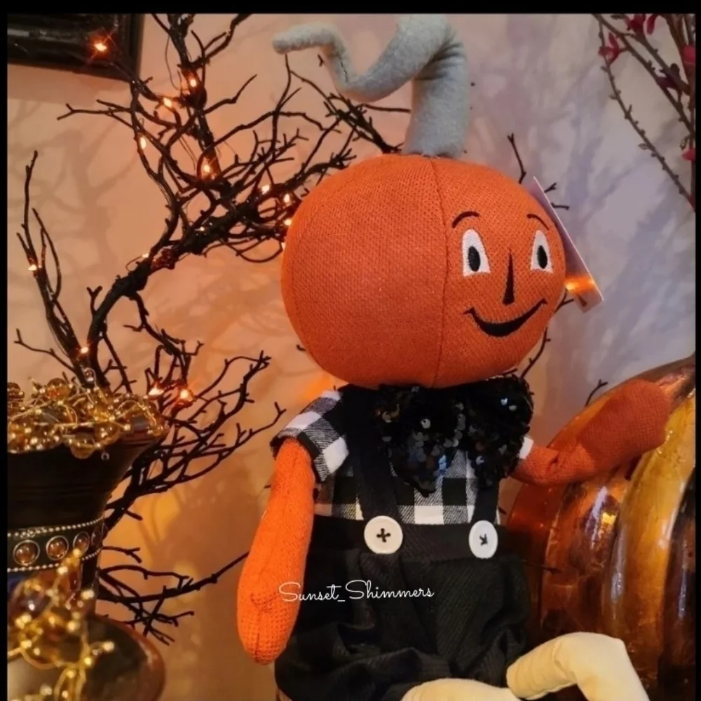 happy haunting | Holiday | Halloween Primitive Vintage Jack Pumpkin ...
